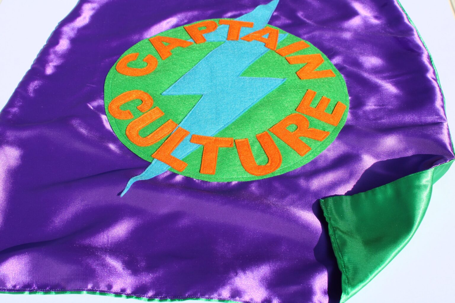 Personalised Superhero Adult Cape with full names - The Flat Of Kat
